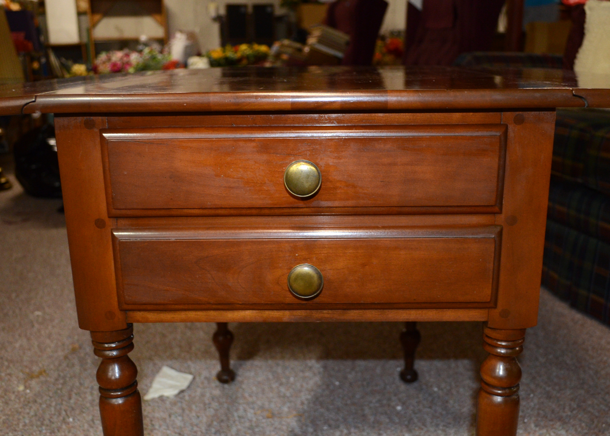 Cherry Pembroke End Table | EBTH